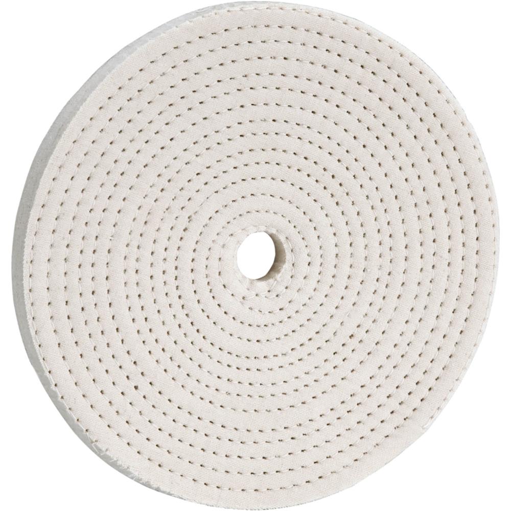 6" x 40 Ply x 5/8" Spiral Sewn Buff Wheel, 4,000 RPM - Grizzly ...
