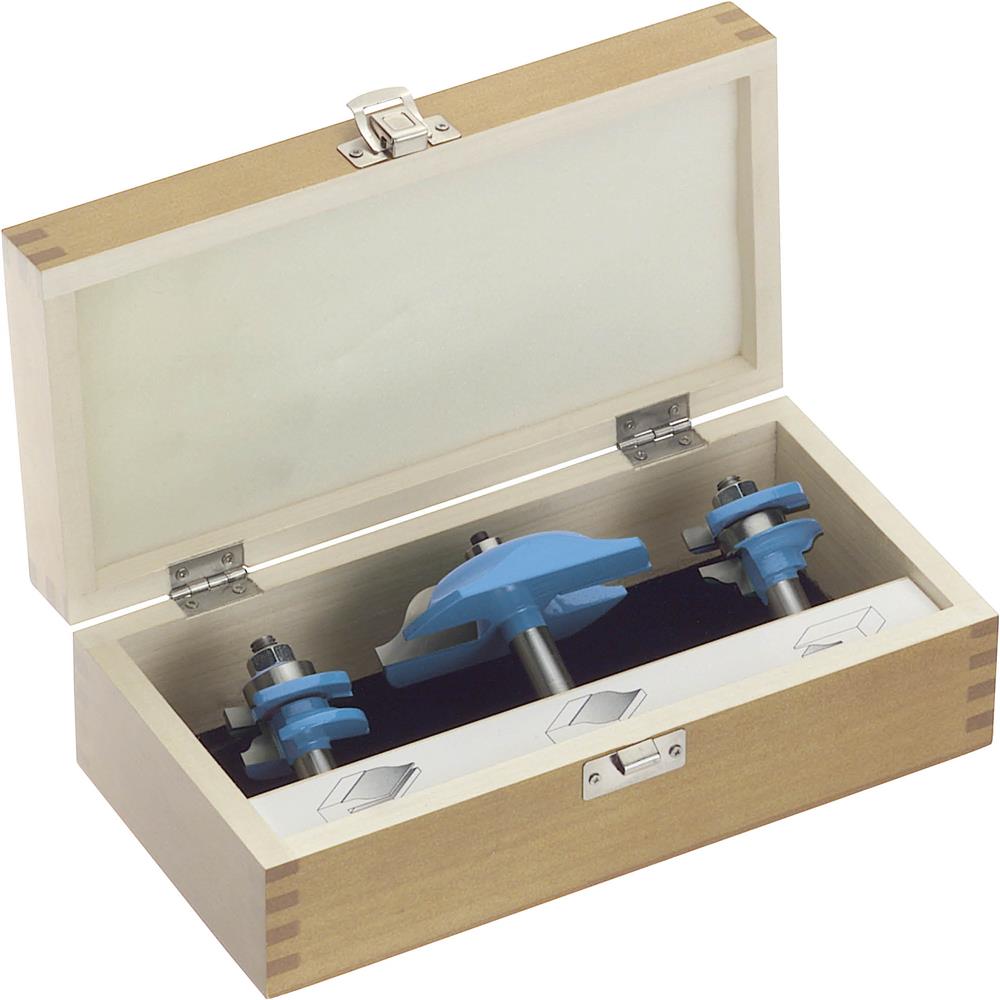 3 Pc. Panel Bit Set, 1/2" Shank - Grizzly Industrial, Inc.