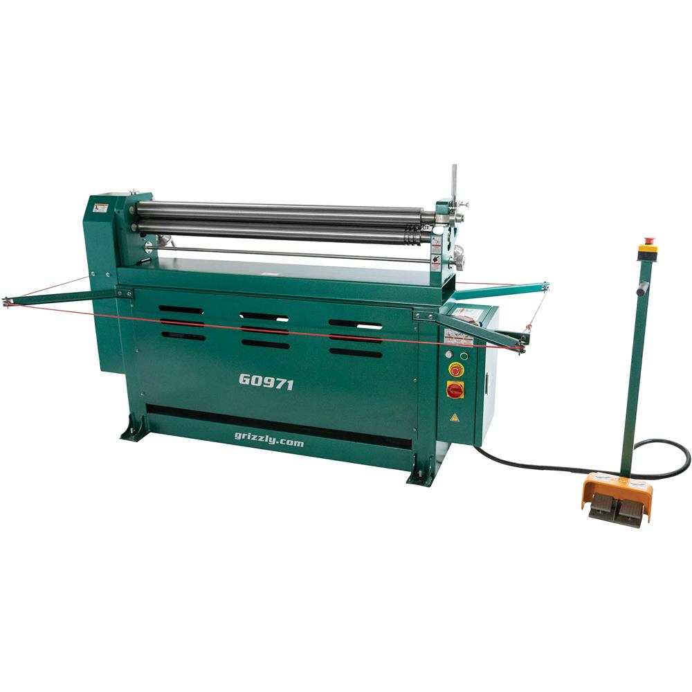 Grizzly G0971 - 51" Powered Slip Roll - Grizzly Industrial, Inc.