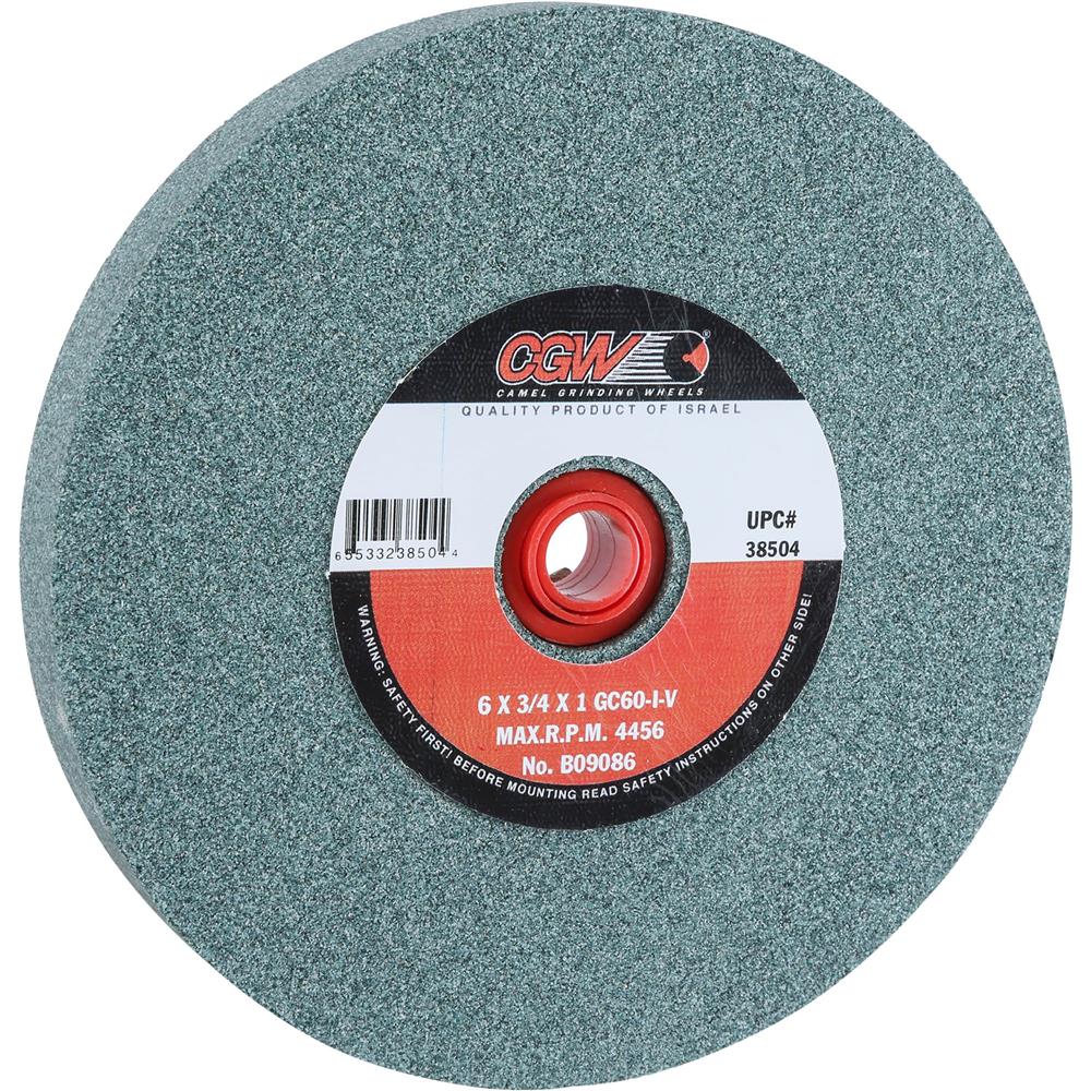 S/C 6" x 3/4" x 1" Grinding Wheel, Type 1, 60 Grit - Grizzly Industrial ...