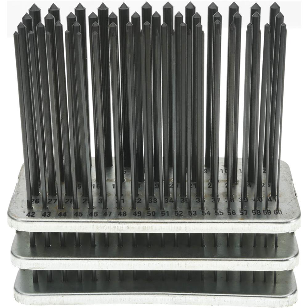 60 Pc. Transfer Punch Set - 1-60 - Grizzly Industrial