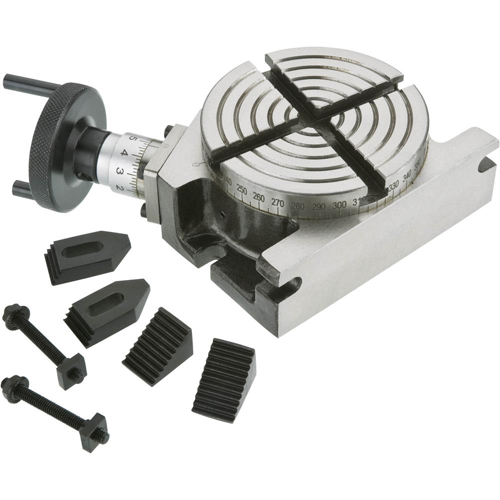 Grizzly H5685 - 4" Rotary Table w/ Clamps - Grizzly Industrial, Inc.