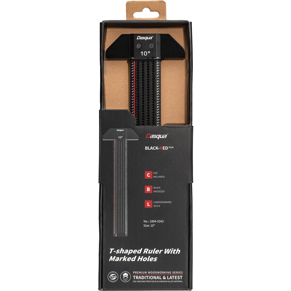 10" T-Shaped Ruler with Marked Holes - Grizzly Industrial, Inc.