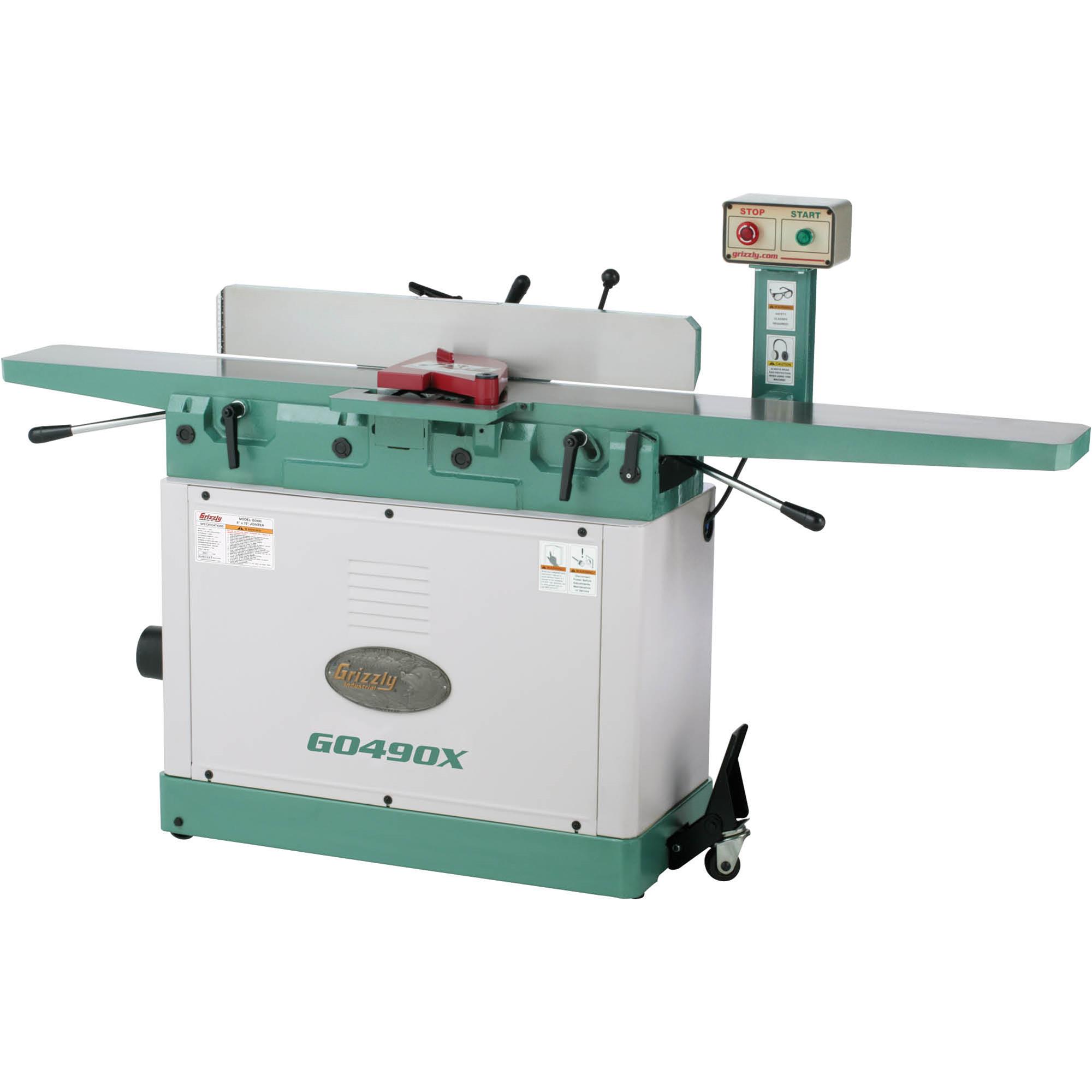 8" x 76" Jointer with Parallelogram Beds and Spiral Cutterhead ...