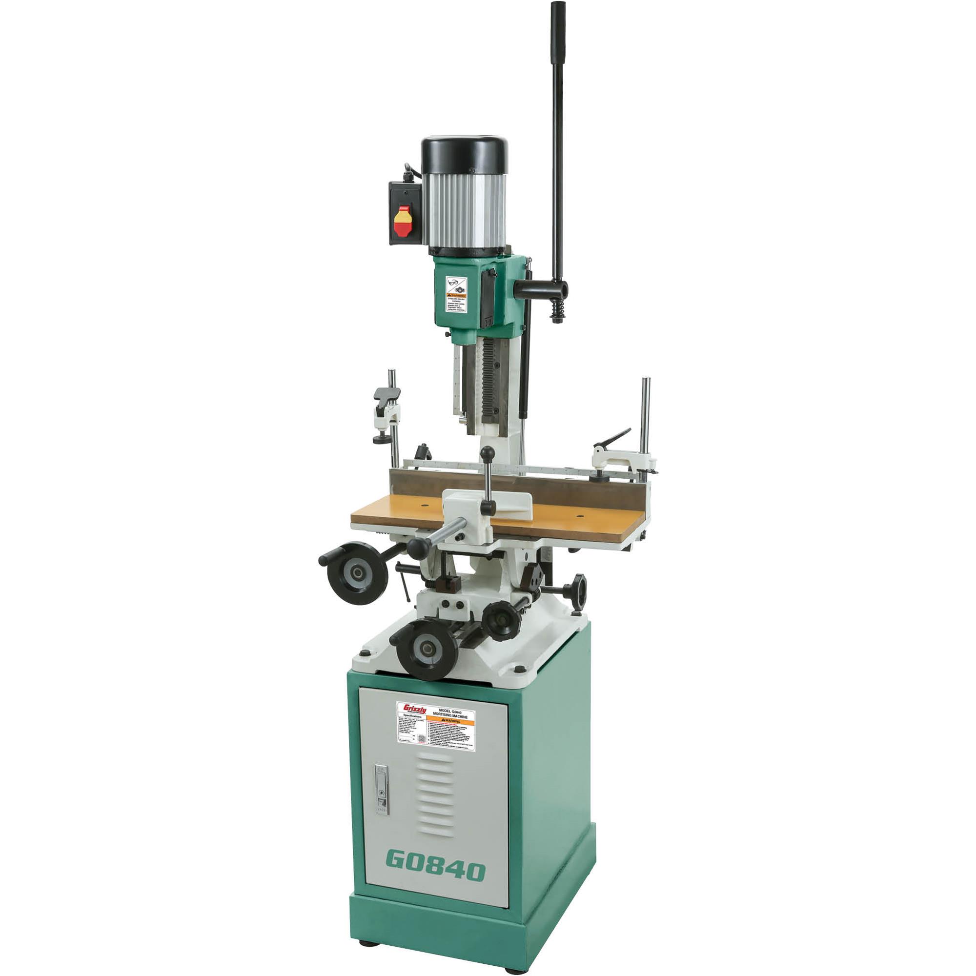 Mortising Machine with XY Table and Stand - Grizzly Industrial, Inc.