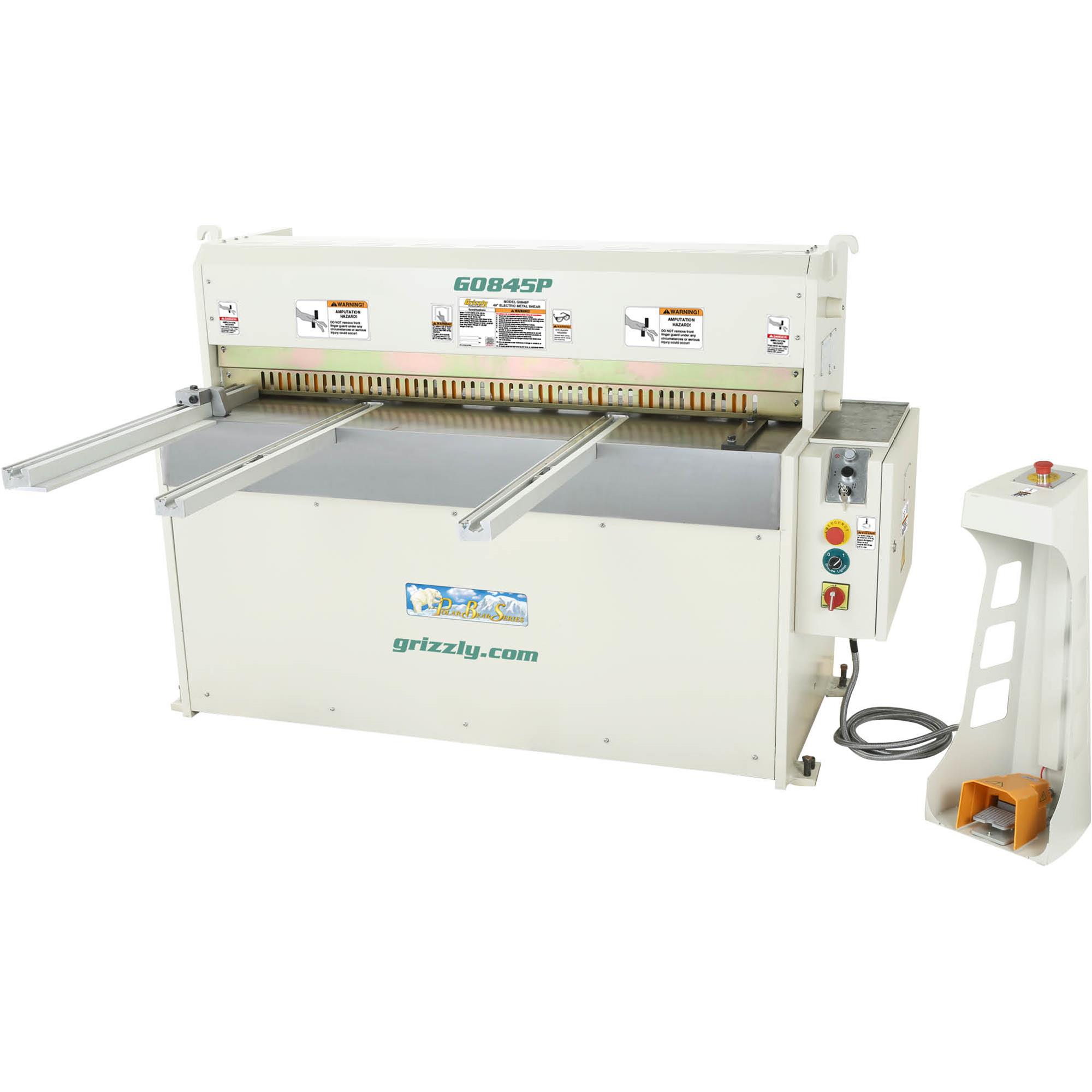 Heavy-Duty 50" Electric Metal Shear - Polar Bear Series - Grizzly ...