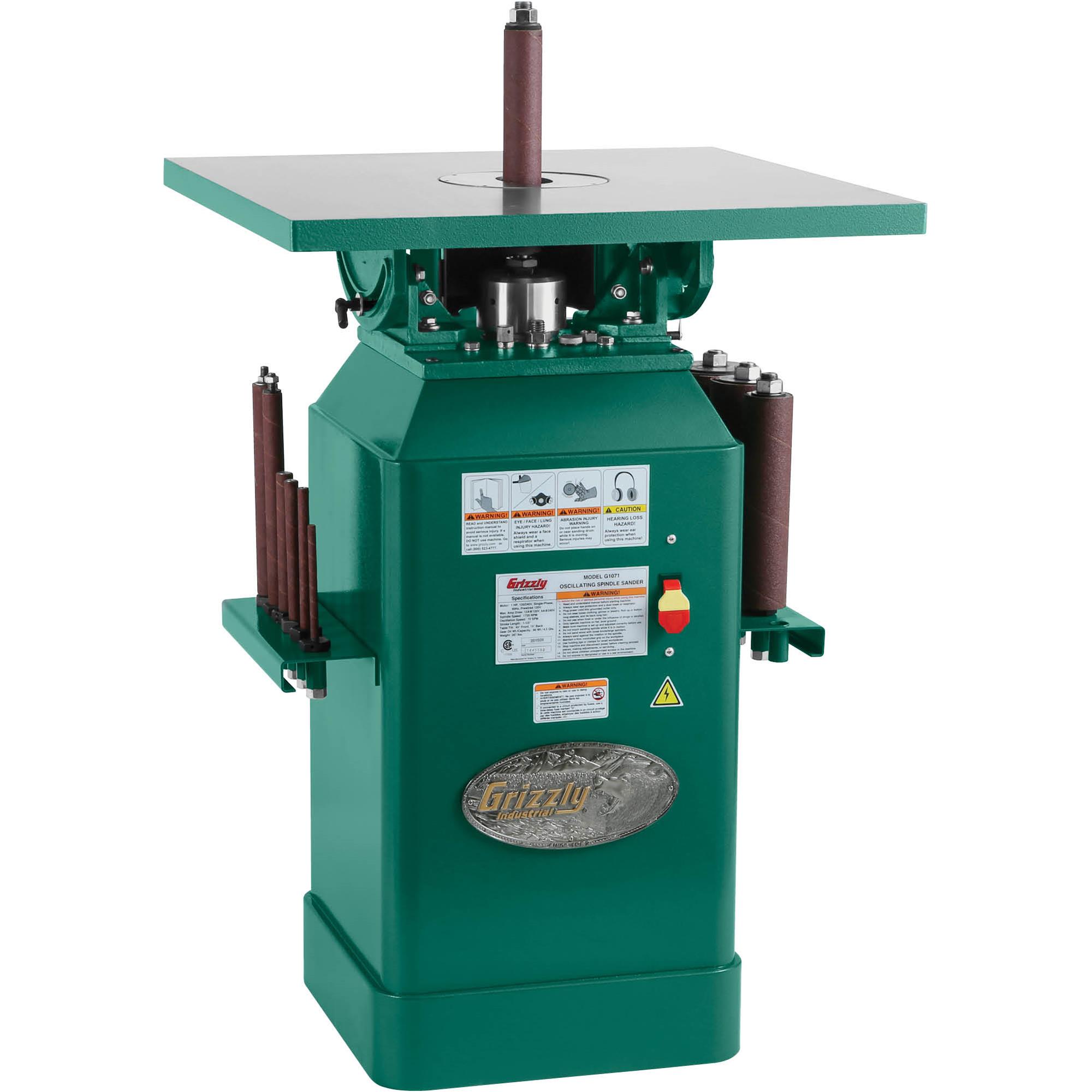 1 HP Oscillating Spindle Sander - Grizzly Industrial