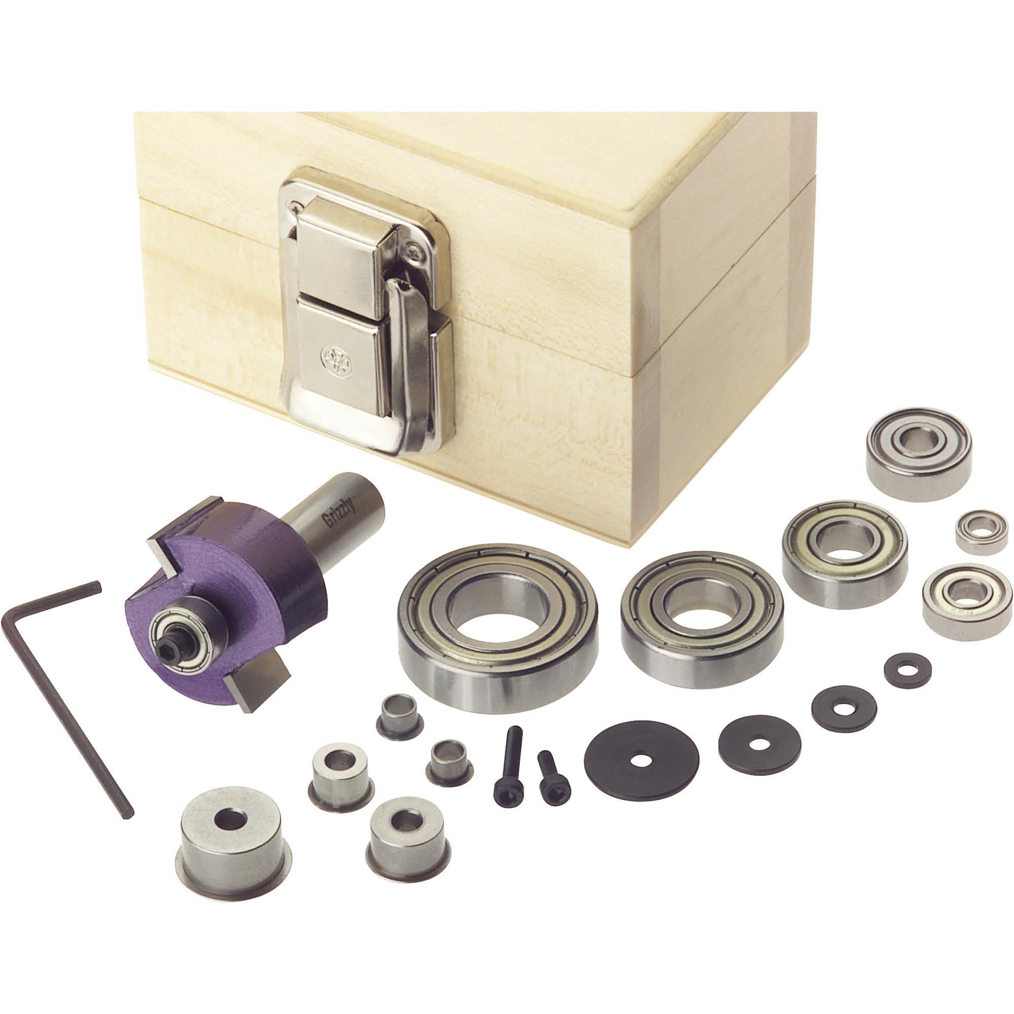 Deluxe Rabbeting Set 4 - 1/2" Shank - Grizzly Industrial, Inc.