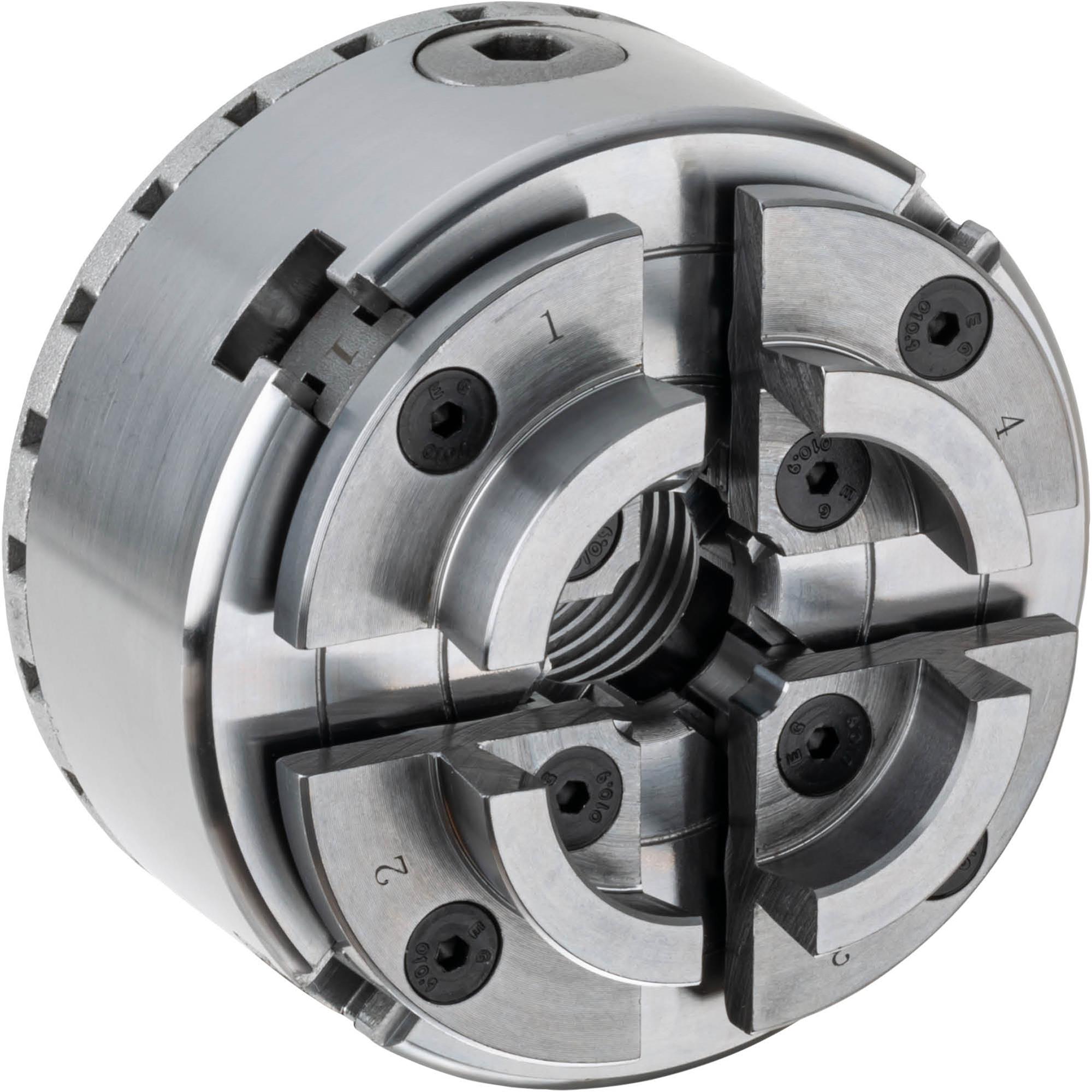 4 Jaw Wood Chuck 1-1/4" x 8 TPI - Grizzly Industrial, Inc.