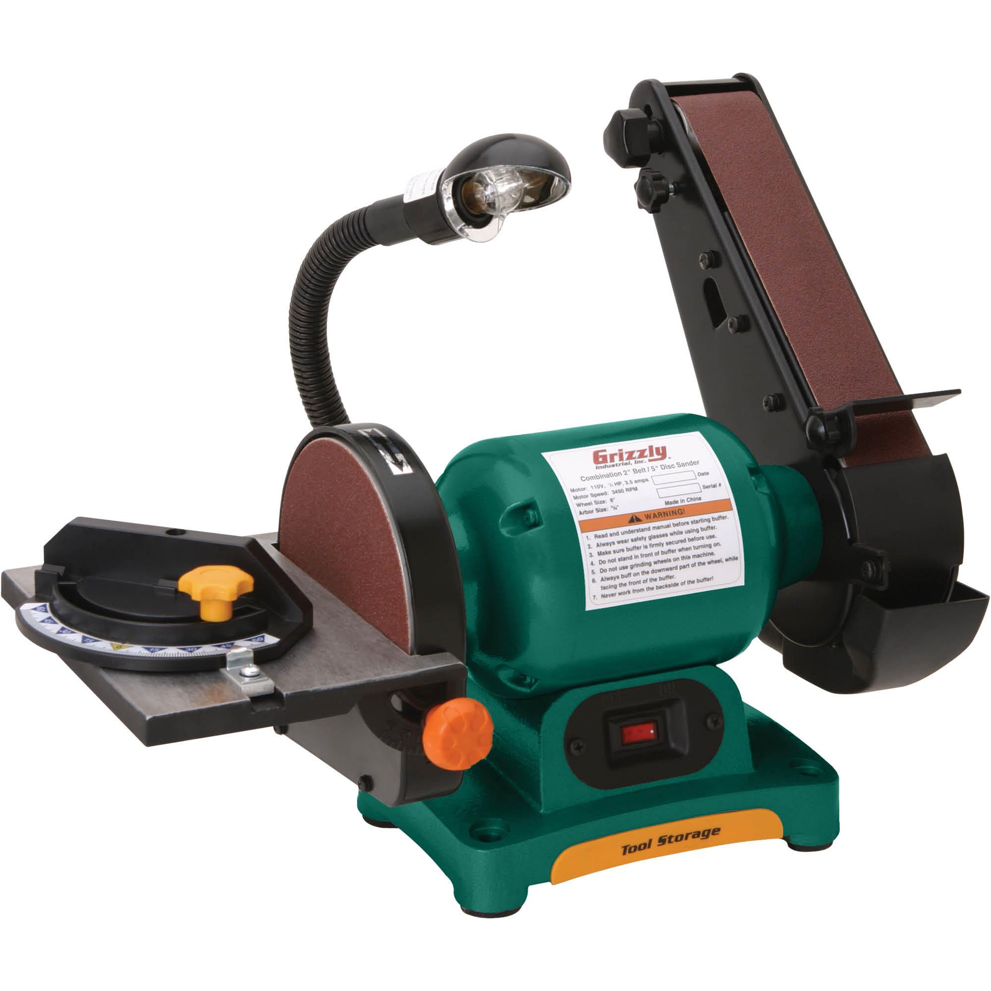 2" x 27" Belt/6" Disc Combo Sander - Grizzly Industrial, Inc.