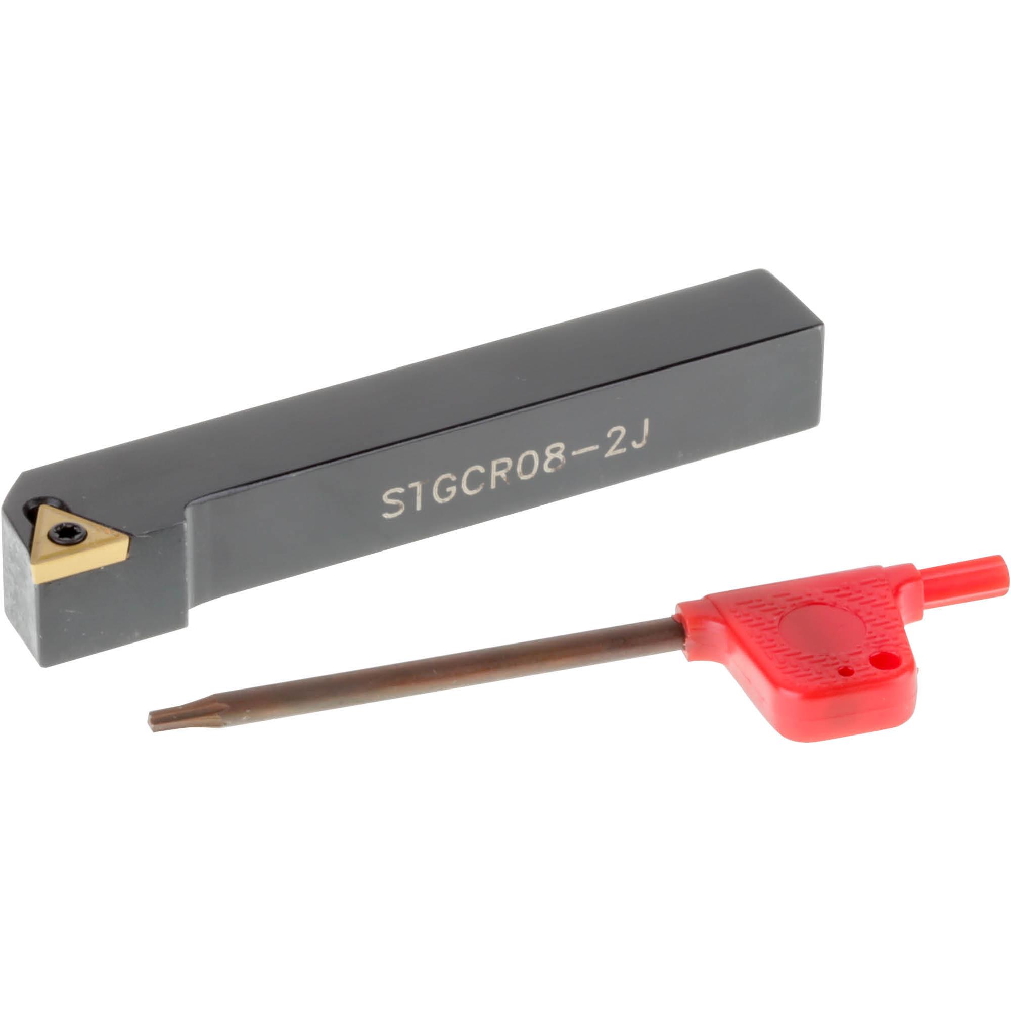 Turning Toolholder STGCR 1/2" x 3-1/2", 1-Deg. Cutting Angle, RH ...