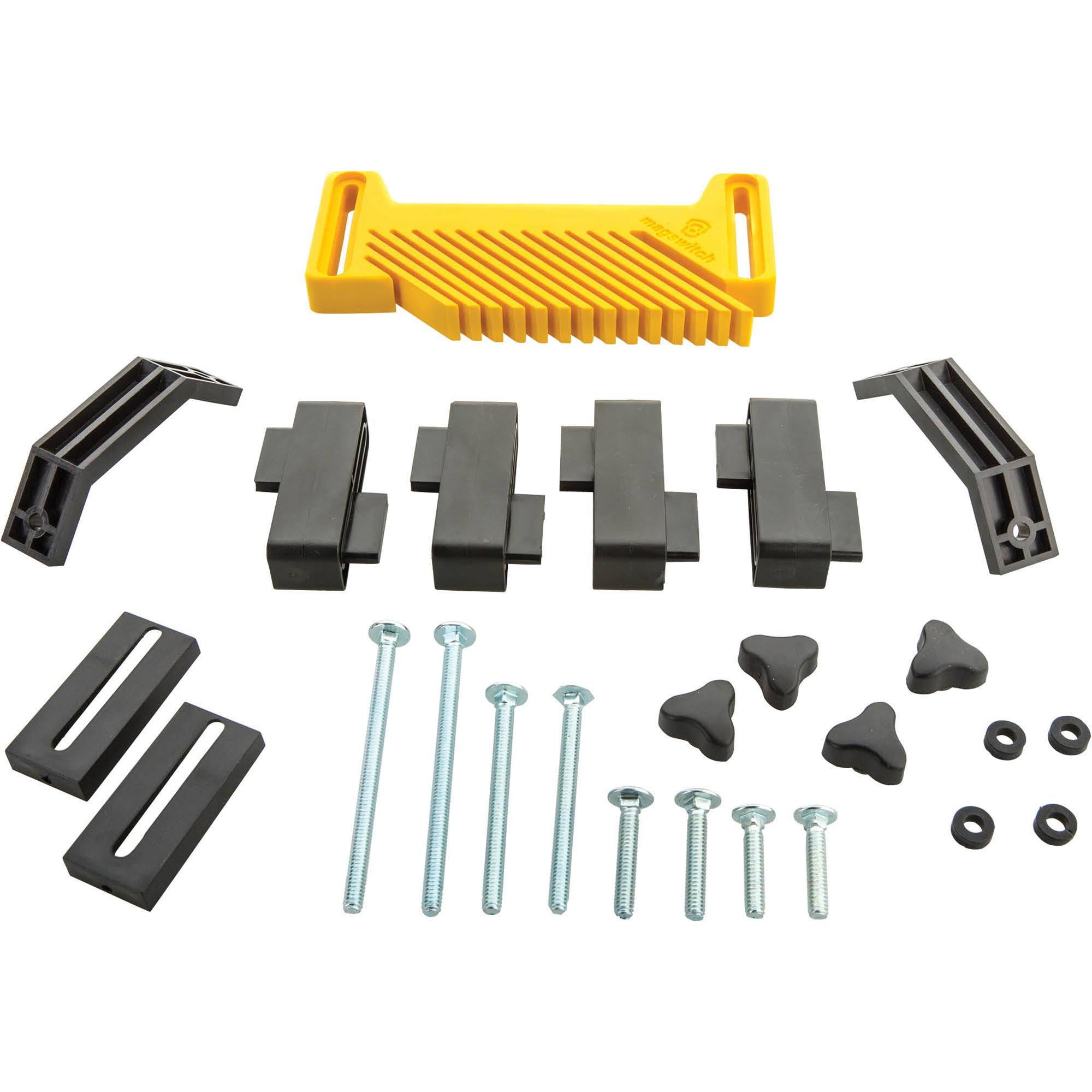 Vertical Featherboard Attachment with Risers - Grizzly Industrial