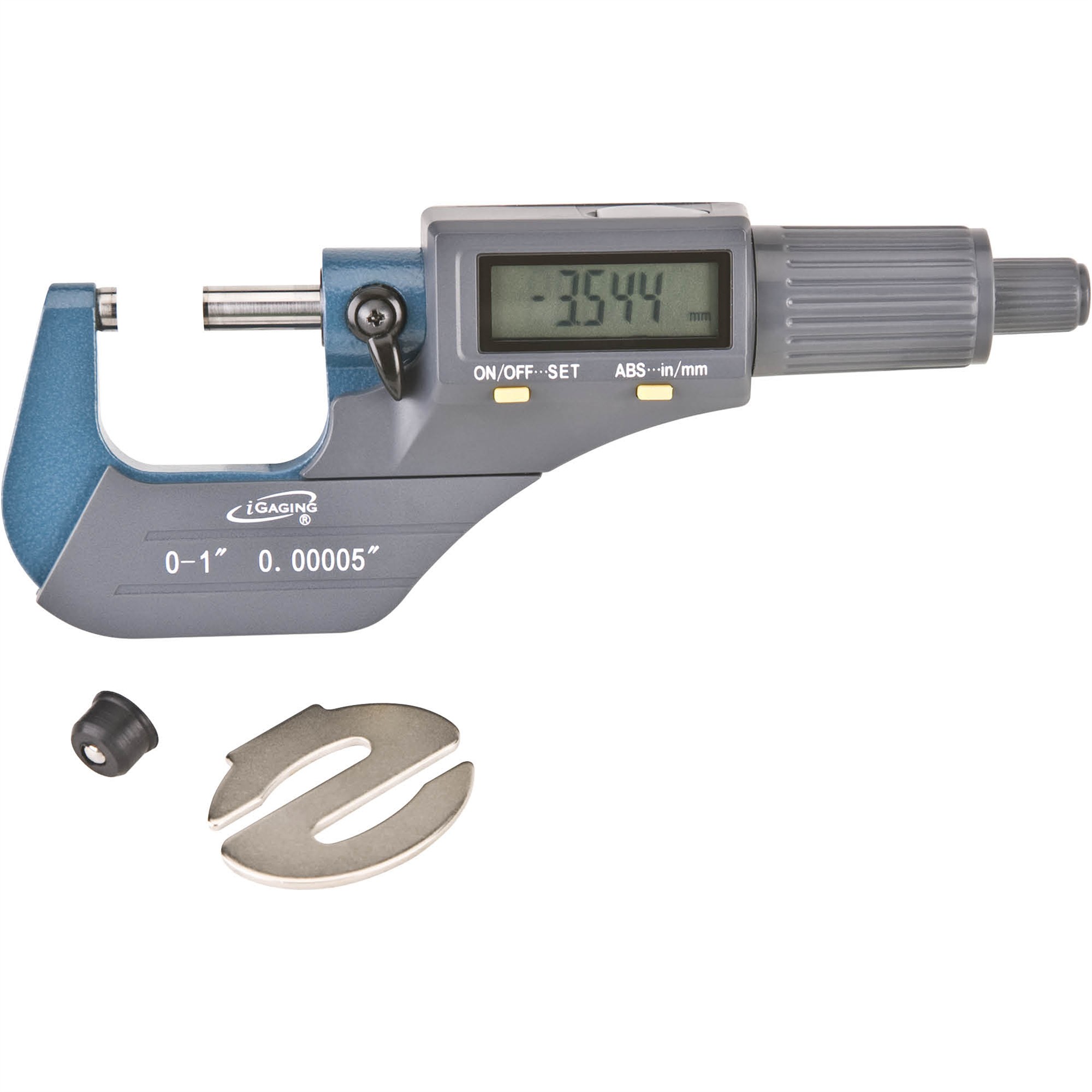 0-1" Digital Micrometer, Inch/Metric - Grizzly Industrial, Inc.