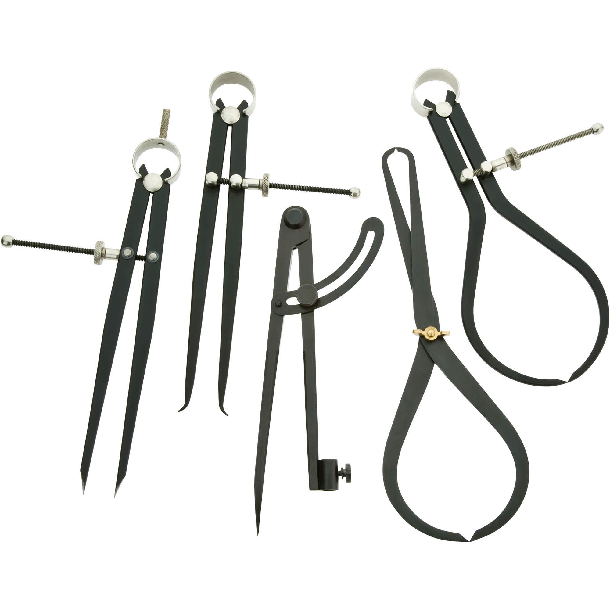 5-Pc. Woodworking Caliper Set - Grizzly Industrial