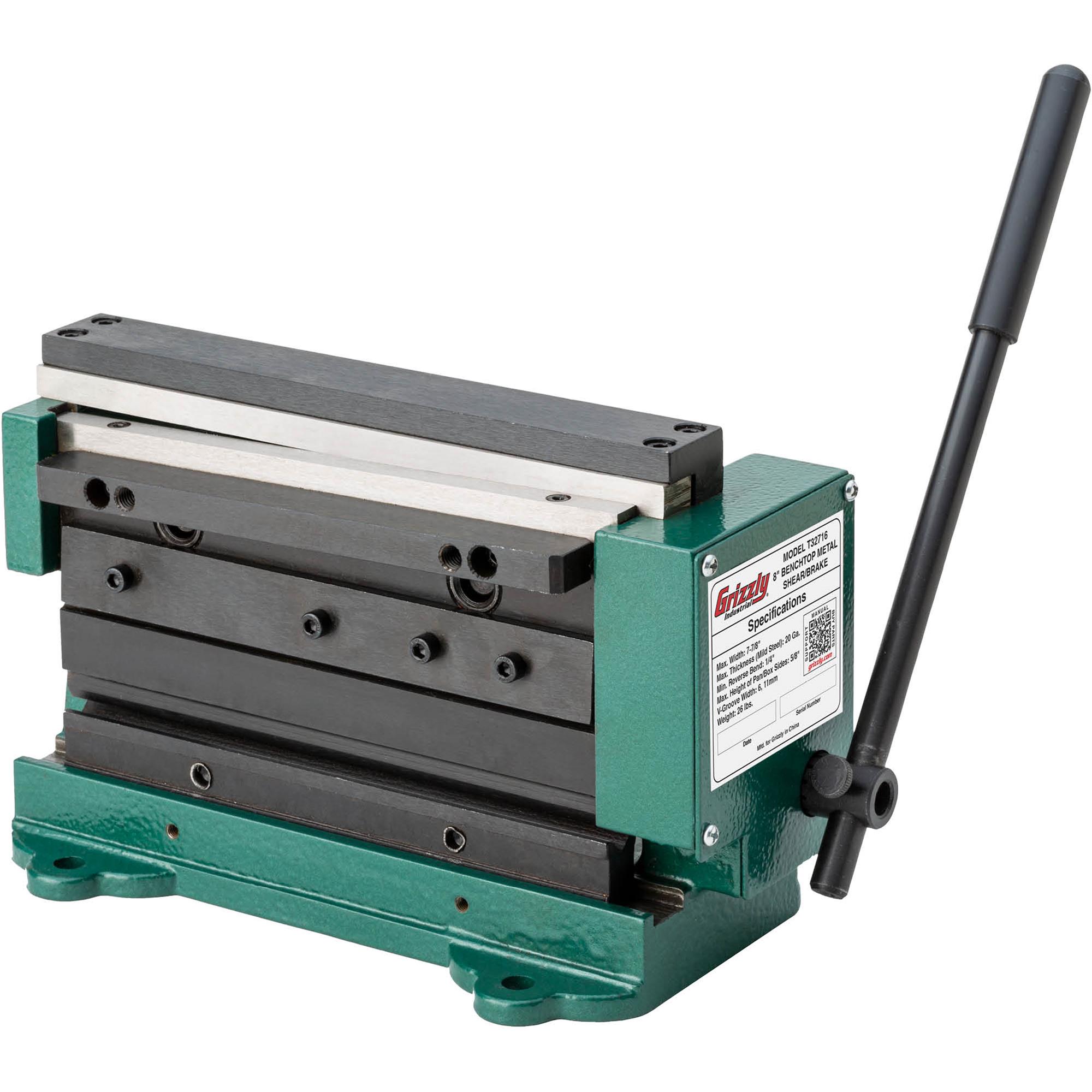 8" Benchtop Metal Shear/Brake - Grizzly Industrial